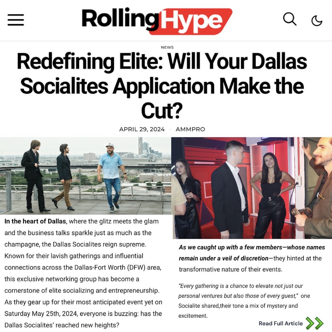 Dallas Socialite Press | Exclusive Media Features & Coverage